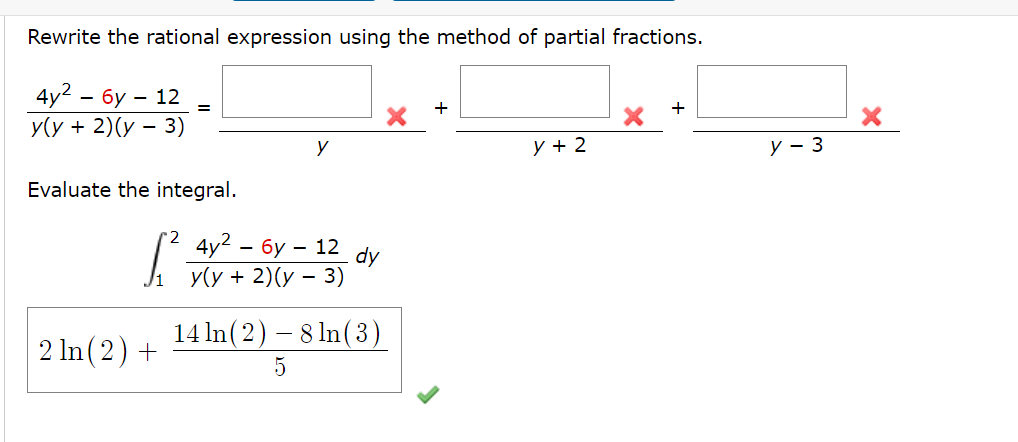 Solved Rewrite the rational expression using the method of | Chegg.com