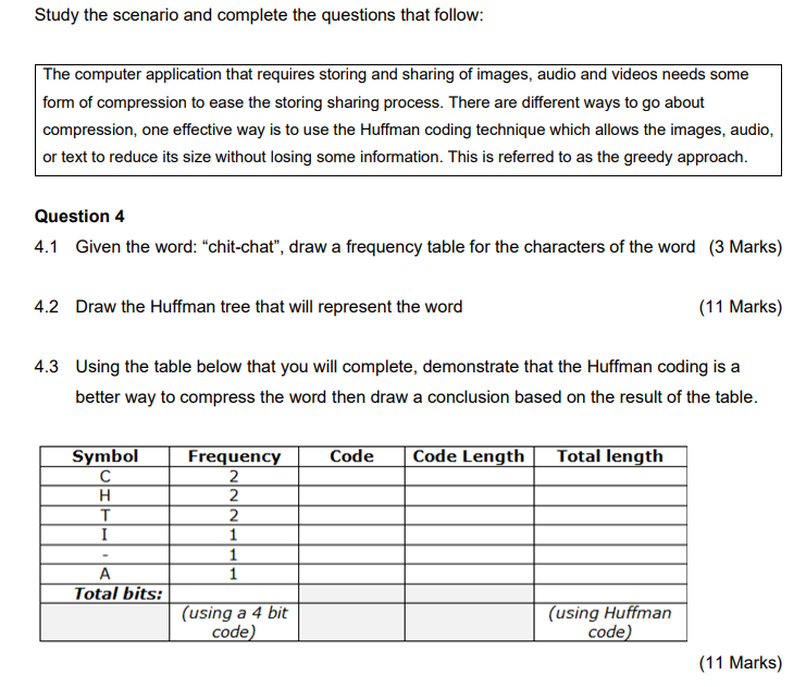 Solved Study the scenario and complete the questions that | Chegg.com