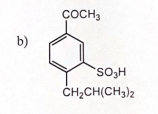 Solved b) ÇOCH3 SO₂H CH₂CH(CH3)2 | Chegg.com