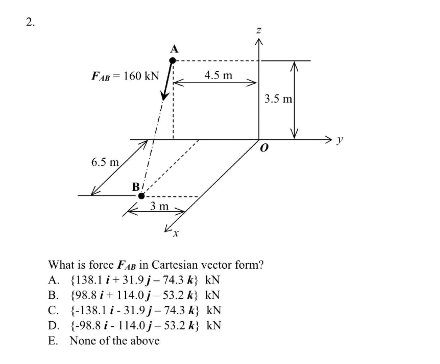 Solved code class="asciimath"> ﻿What is force F_(AB) ﻿in | Chegg.com