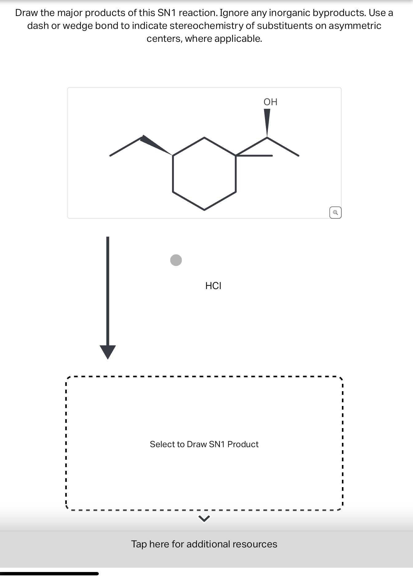 Solved Draw the major products of this SN1 reaction. Ignore | Chegg.com
