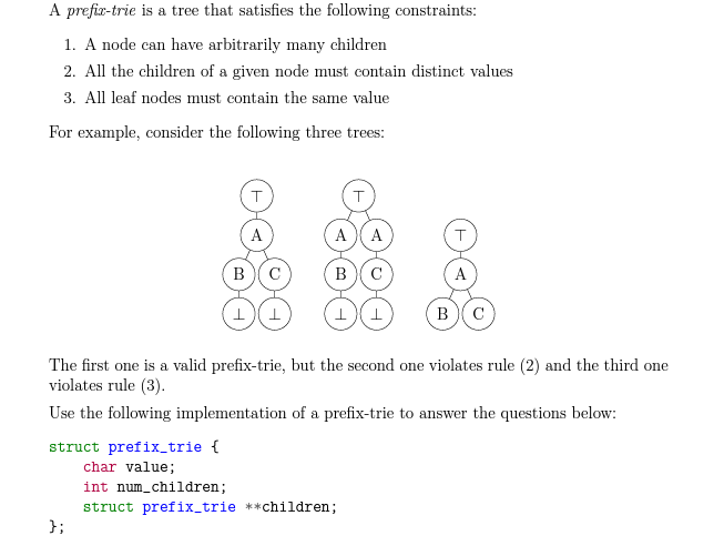 Solved THIS IS C LANGUAGE where children is an array of | Chegg.com