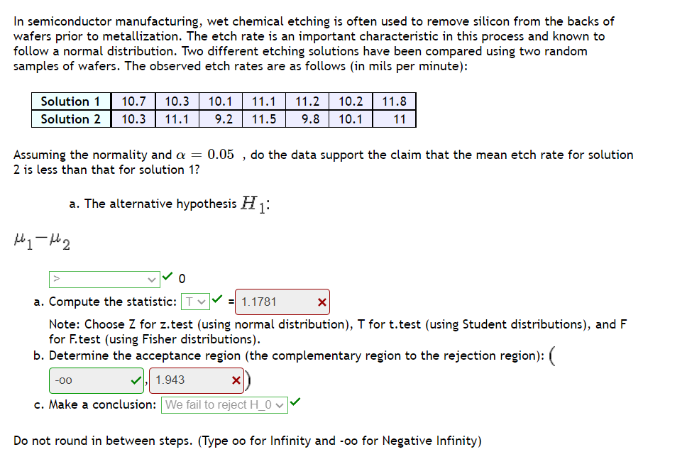 Solved In semiconductor manufacturing, wet chemical etching | Chegg.com