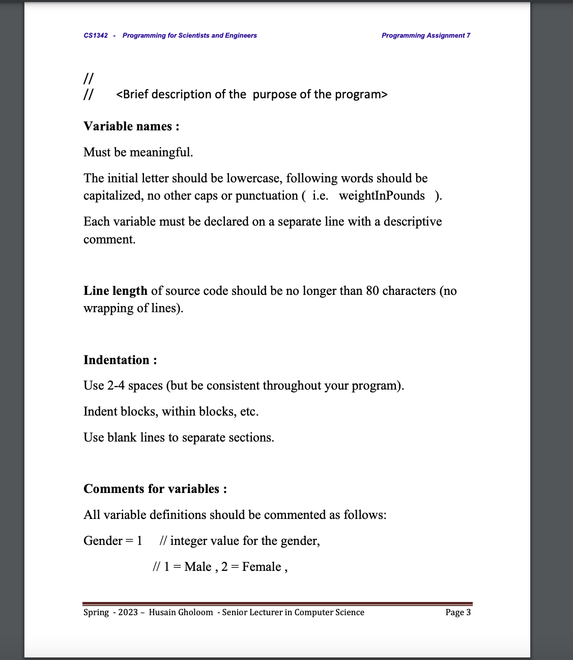 Solved CS 1342 Programming 7 15% of your final grade Due | Chegg.com