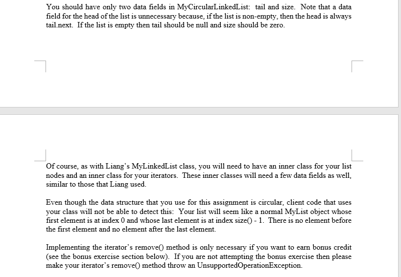 Solved MyList.java - also provided as Listing 24.1 in our | Chegg.com