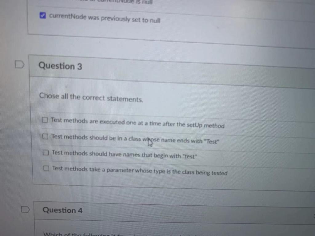 Solved 15 nu currentNode was previously set to null Question | Chegg.com