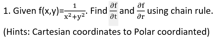 Solved Formula Chain Rule for Multivariable Functions If | Chegg.com