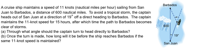 A cruise ship maintains a speed of 11 knots (nautical | Chegg.com