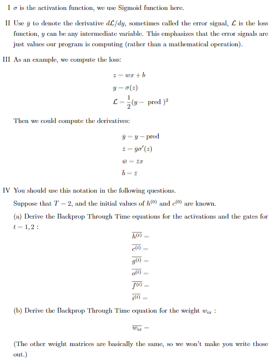 Solved Hi. I have a problem regarding Recurrent Neural | Chegg.com