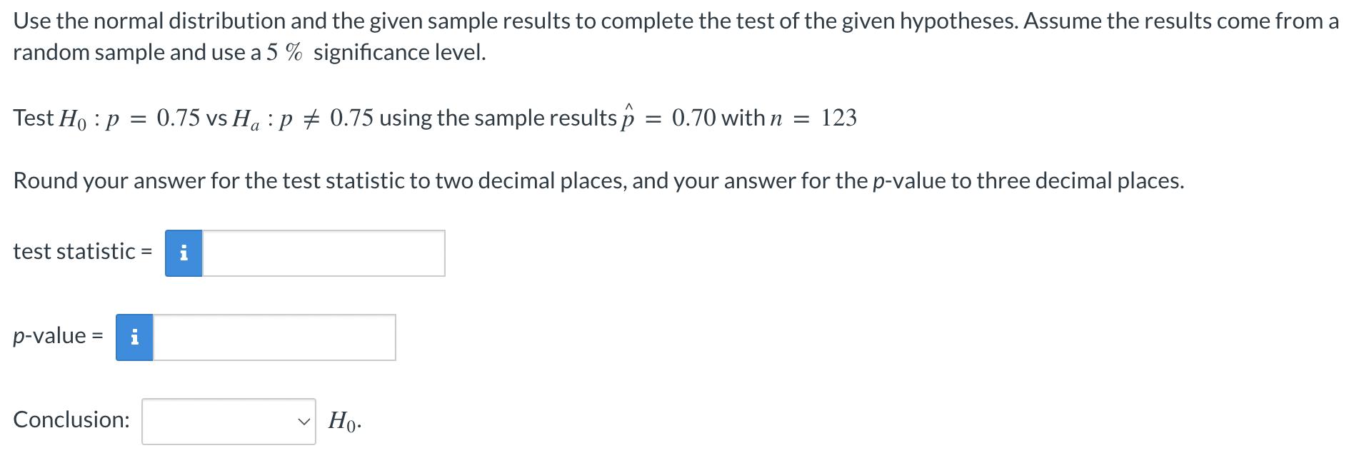 Solved Use the normal distribution and the given sample | Chegg.com