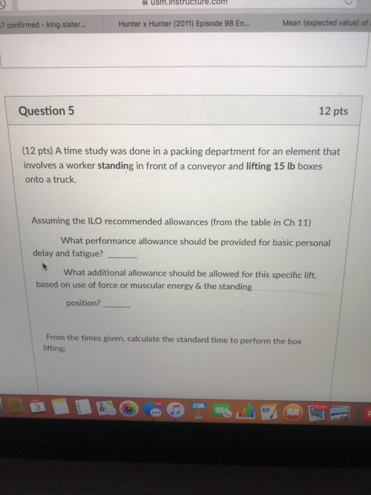 Solved ookmarks Window Help usm.instructure.com 198447 | Chegg.com