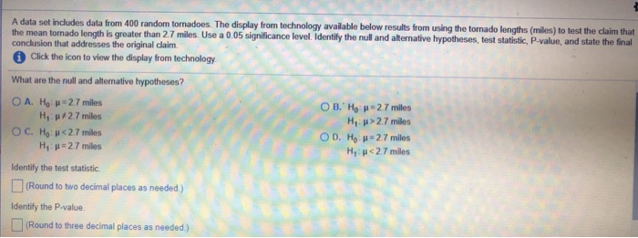 Solved A data set includes data from 400 random tornadoes. | Chegg.com