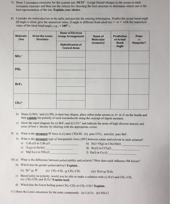 Solved Draw 3 resonance structures for the cyanotic ion, | Chegg.com