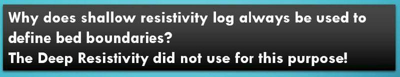 Solved Why does shallow resistivity log always be used to | Chegg.com