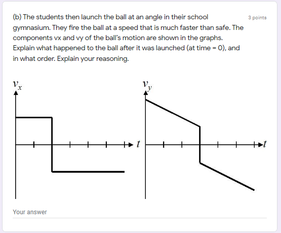 Solved 5 points (a) The launching mechanism for the ball | Chegg.com