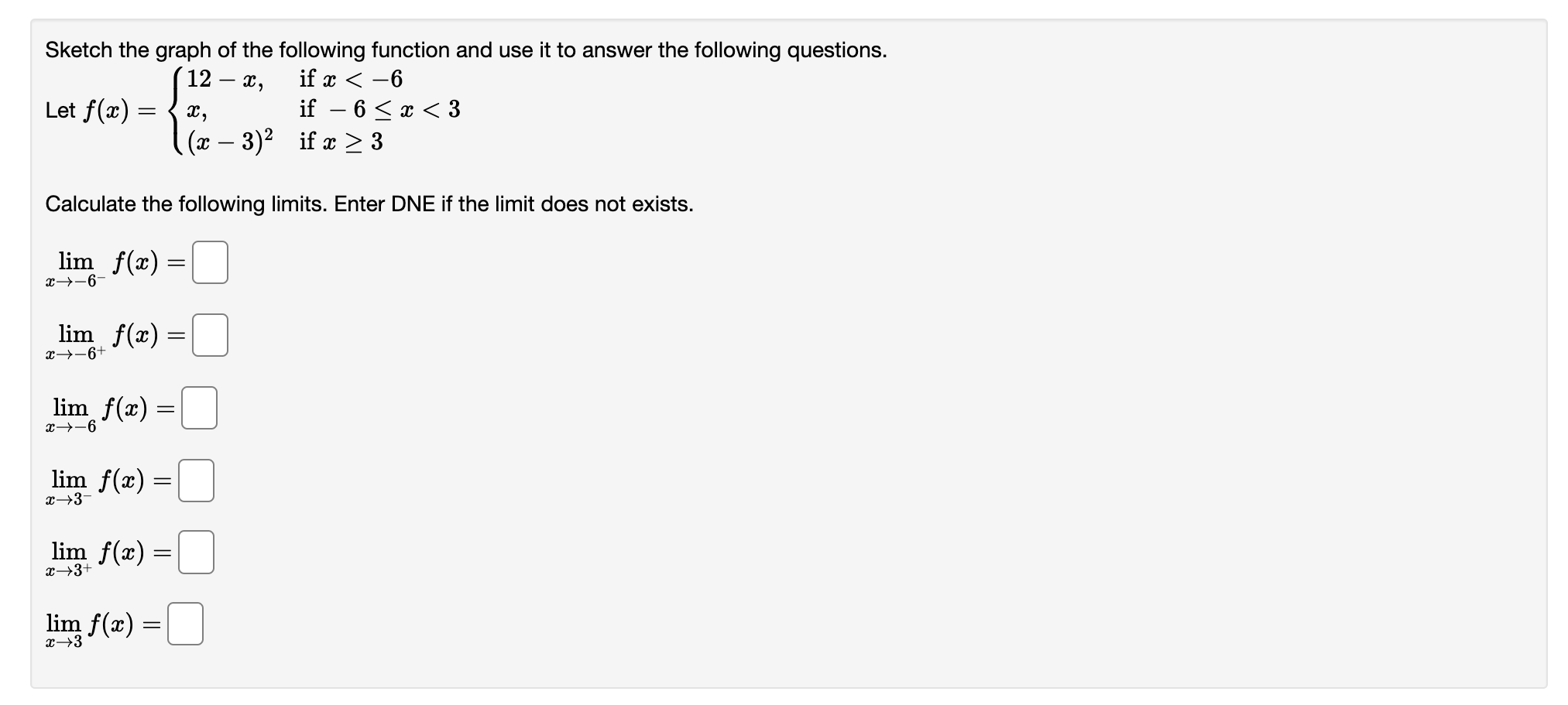Solved Sketch the graph of the following function and use it | Chegg.com