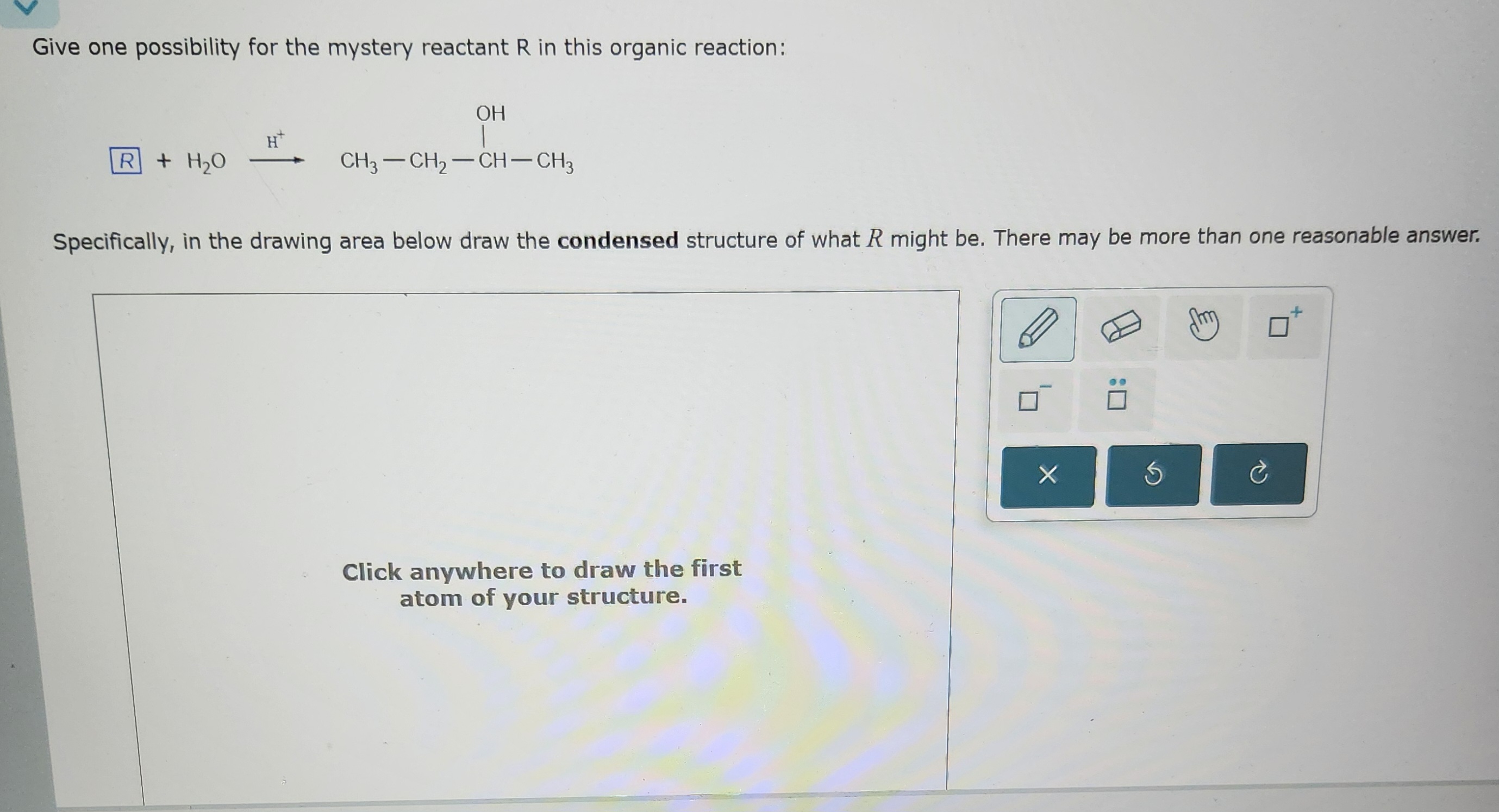 Solved Give one possibility for the mystery reactant R in | Chegg.com