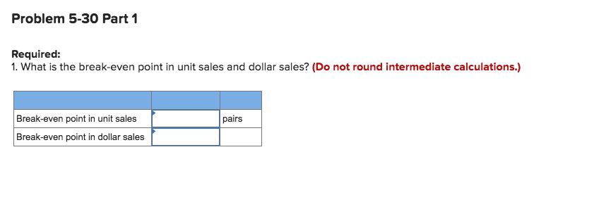 Solved Problem 5-30 Graphing; Incremental Analysis; | Chegg.com