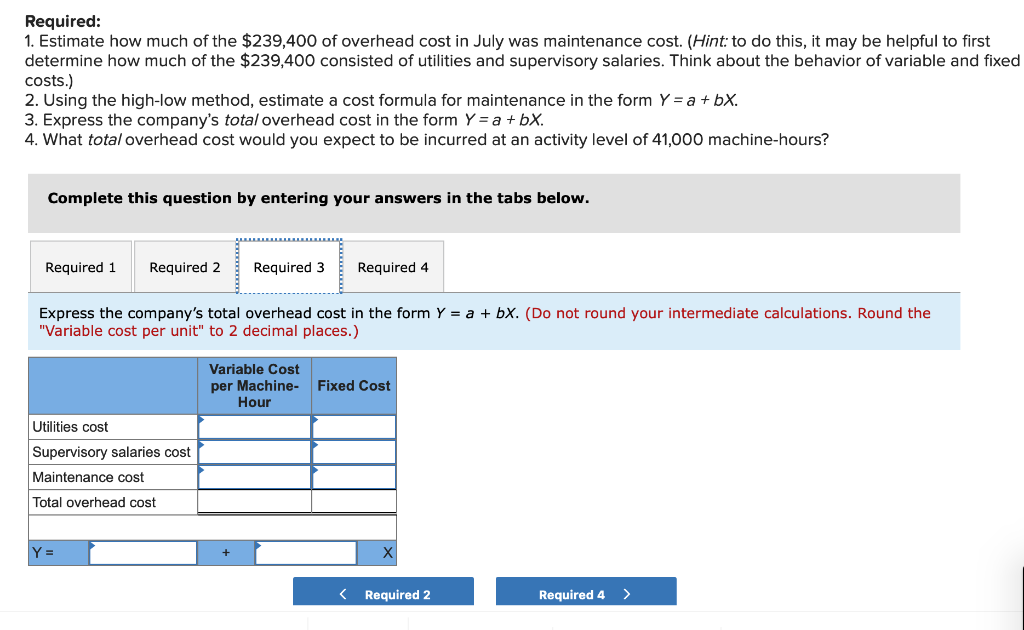 Solved Problem 6A-8 High-Low Method; Predicting Cost | Chegg.com