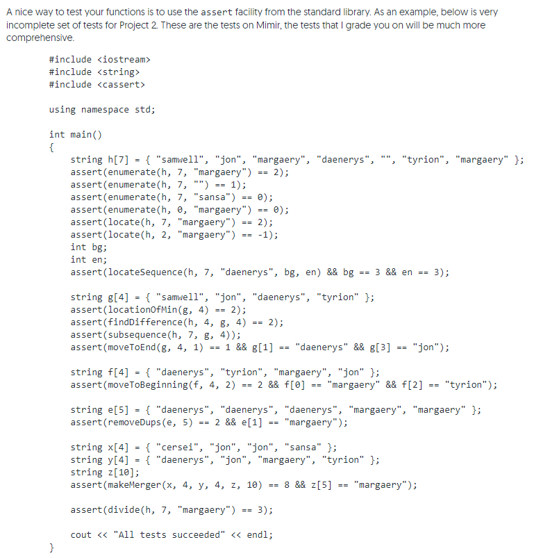 The source file you turn in will contain all the | Chegg.com