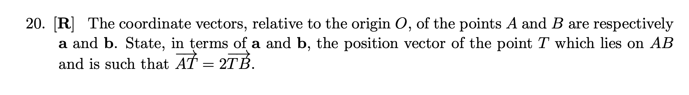 Solved [R] ﻿The coordinate vectors, relative to the origin | Chegg.com