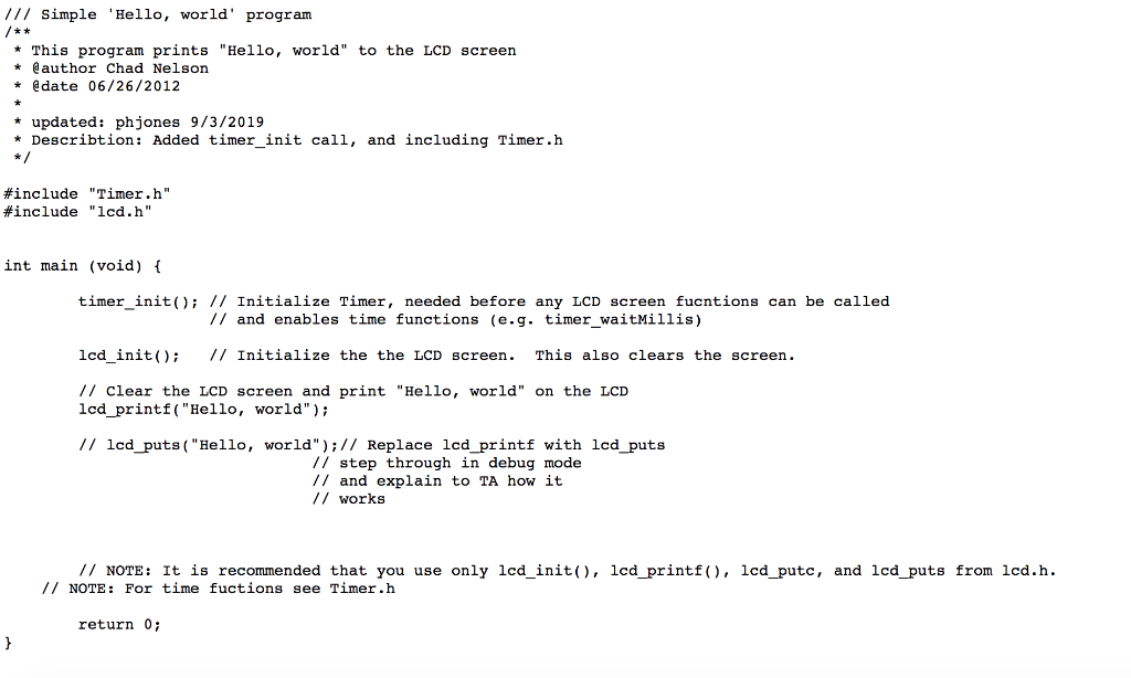 In this section, you will write a program to show a | Chegg.com