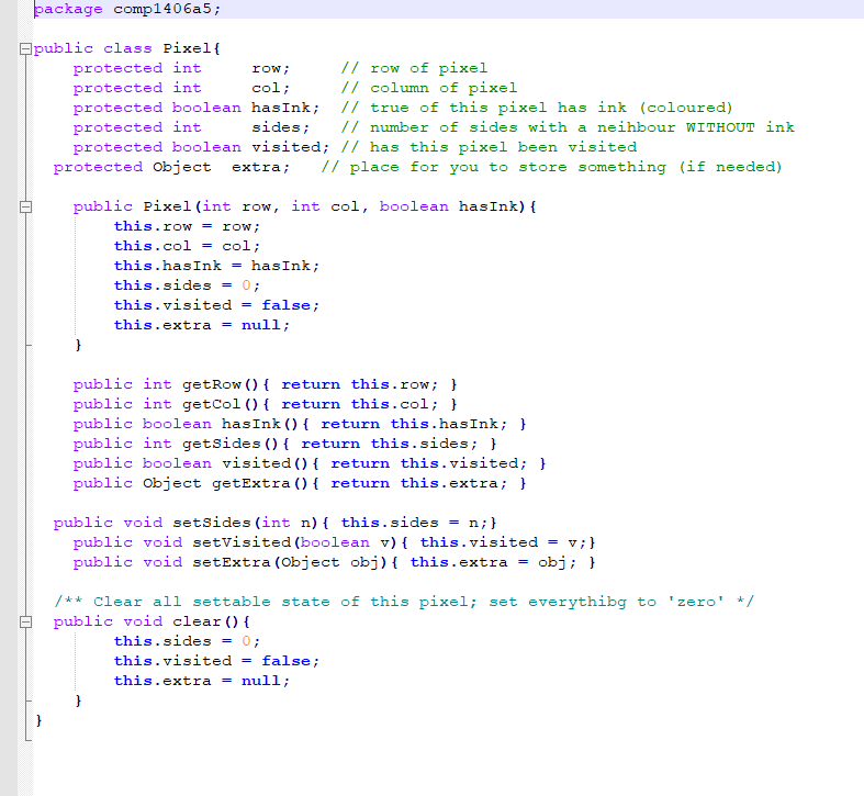 1 Blobs [25 marks] An image is a 2-dimensional grid | Chegg.com
