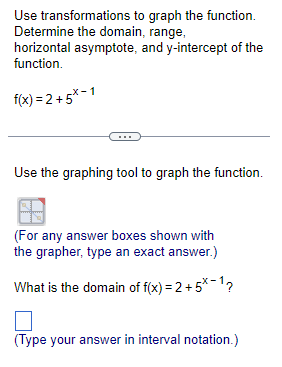 Solved Use transformations to graph the function.Determine | Chegg.com