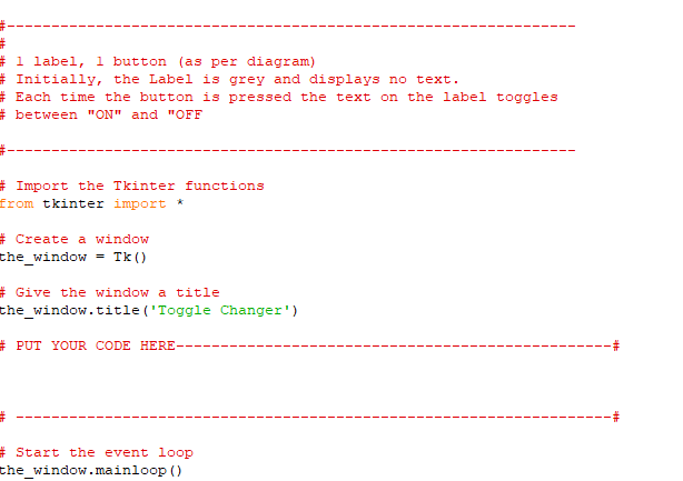 Solved Consider the GUI below ( Label and 1 Button) which | Chegg.com