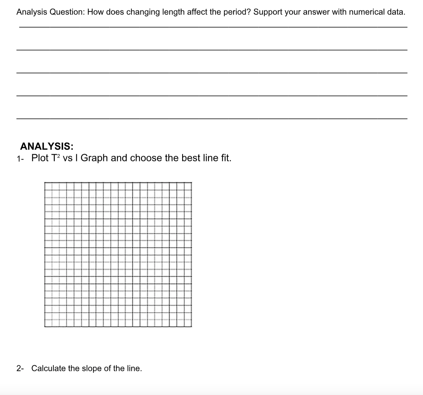 OBJECTIVE: To investigate the effect of the string's | Chegg.com