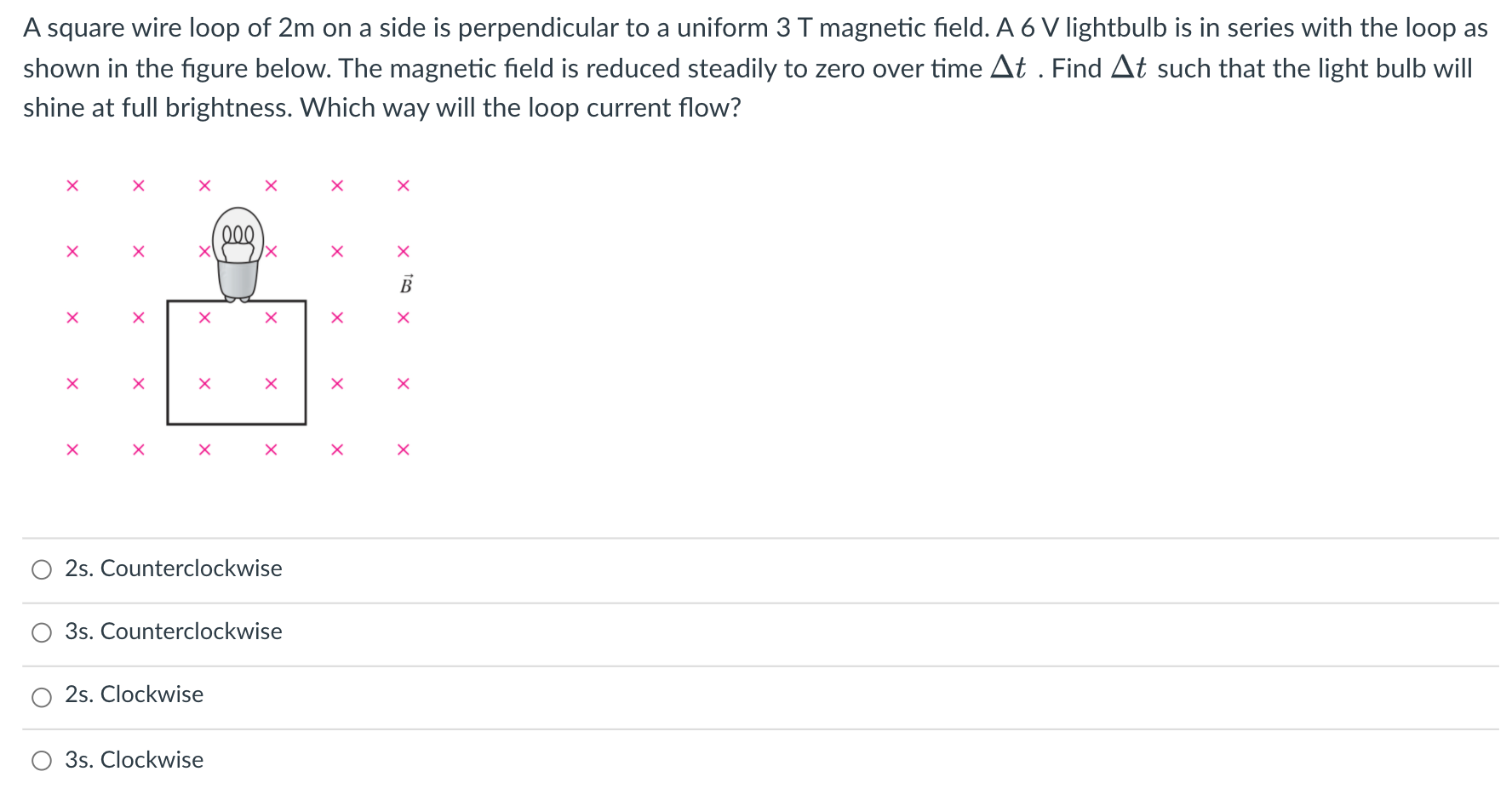 Solved A square wire loop of 2m on a side is perpendicular | Chegg.com