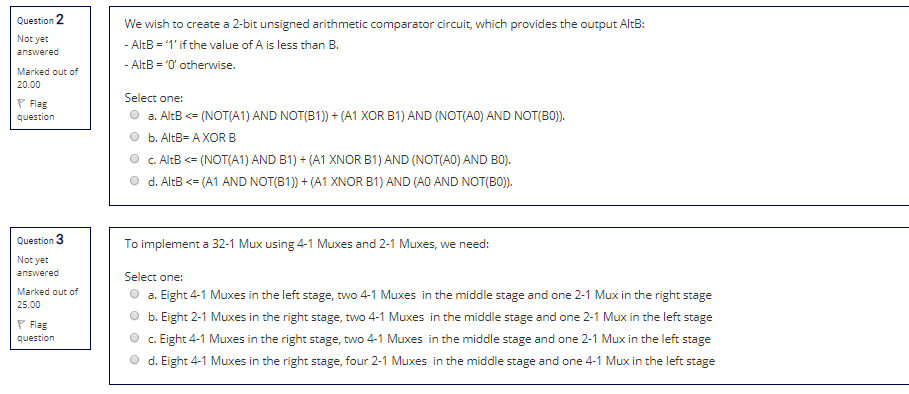 Solved Consider the following comparator that receives two | Chegg.com