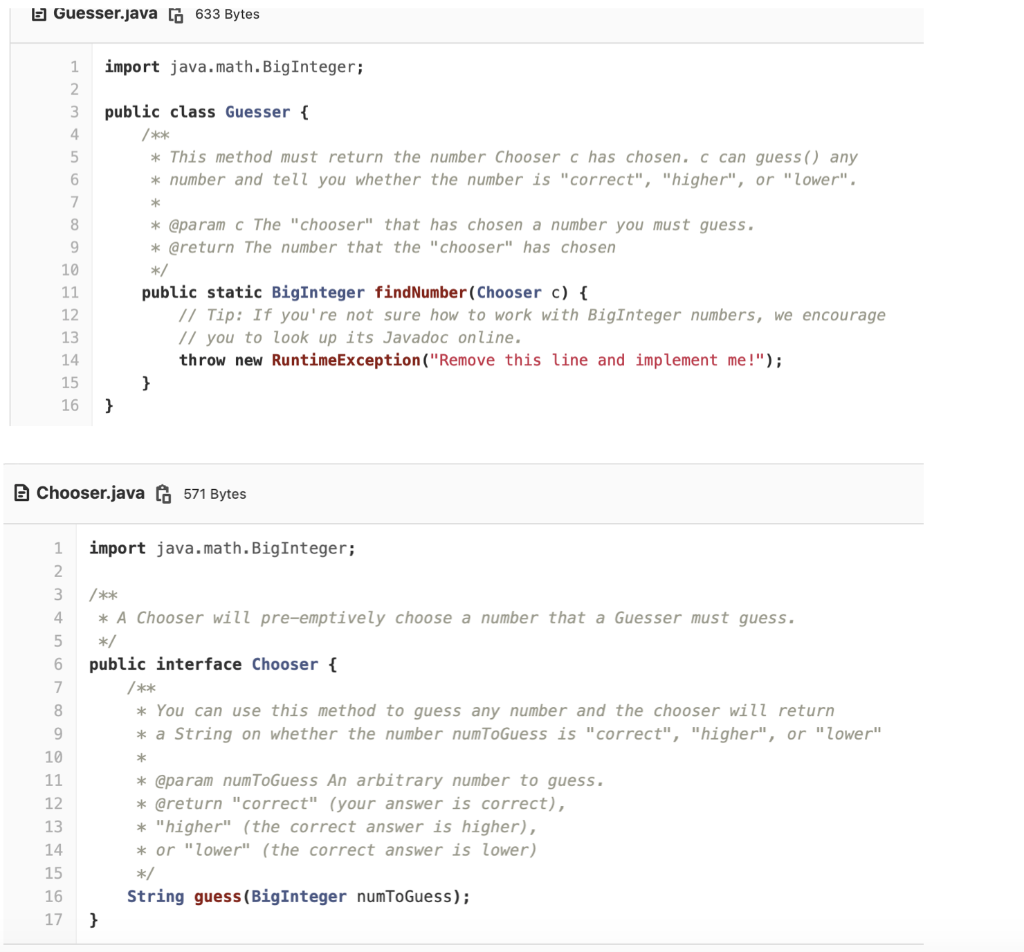 Solved The code should just be within the findNumber | Chegg.com