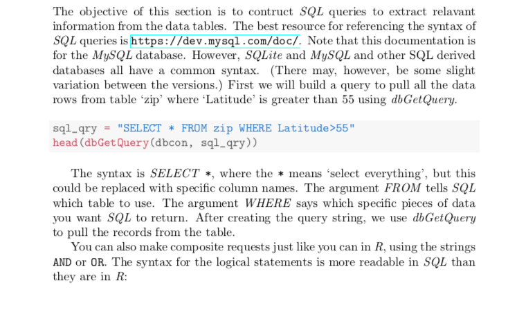 Solved The objective of this section is to contruct SQL | Chegg.com