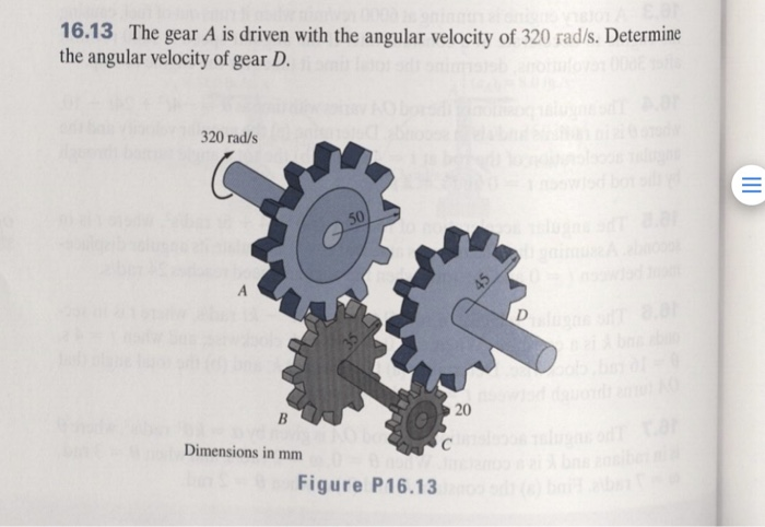 Solved 16.13 The gear A is driven with the angular velocity | Chegg.com