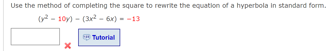 Solved Use the method of completing the square to rewrite | Chegg.com