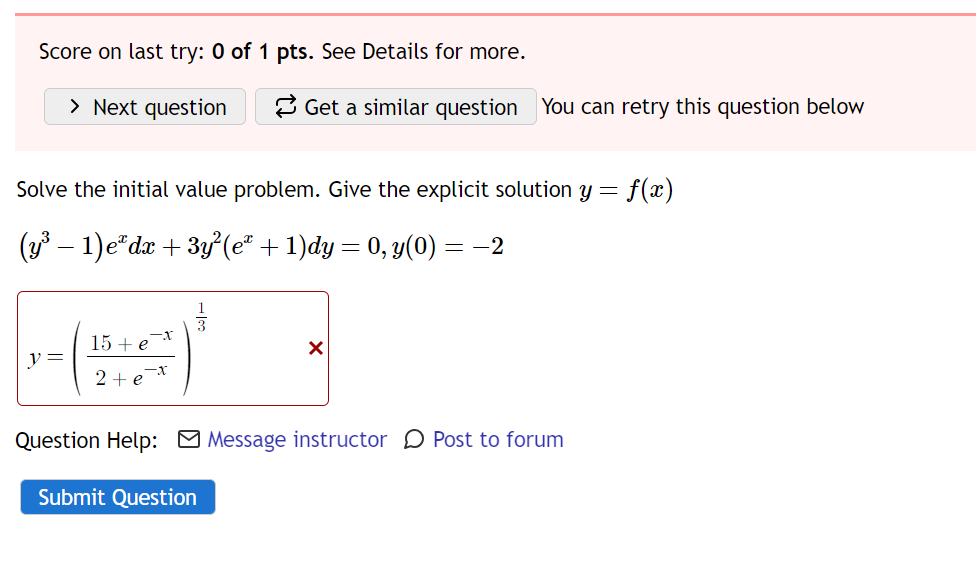 Solved Solve the initial value problem. Give the explicit | Chegg.com