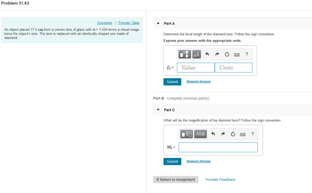 Solved Problem 31.63 Constants Periodic Table Part A An | Chegg.com
