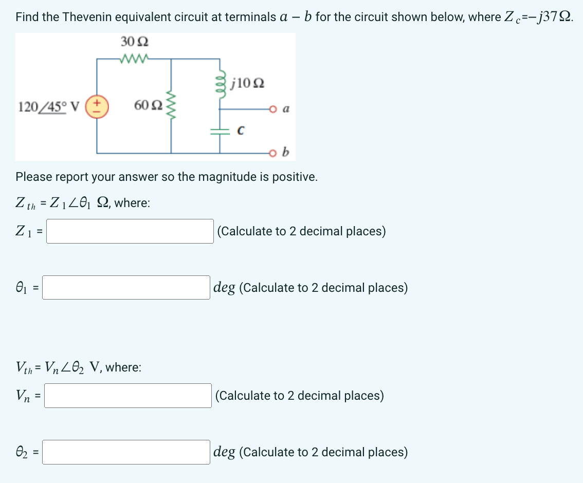 Solved Find the Thevenin equivalent circuit at terminals a-b | Chegg.com