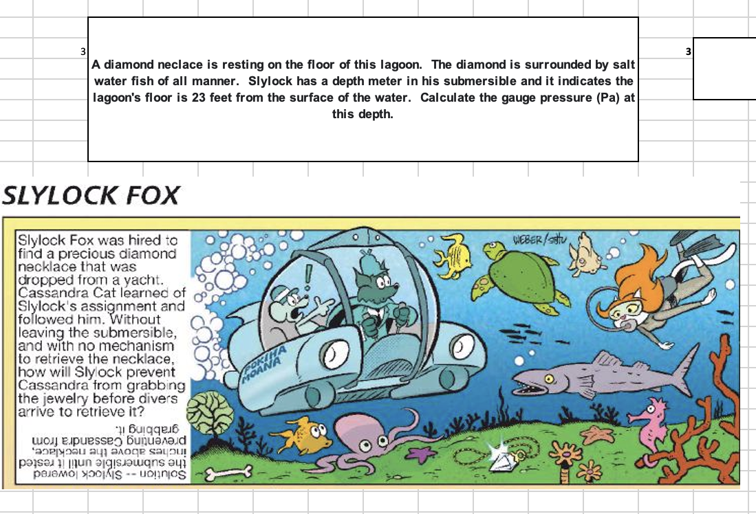 Solved SLYLOCK FOX | Chegg.com