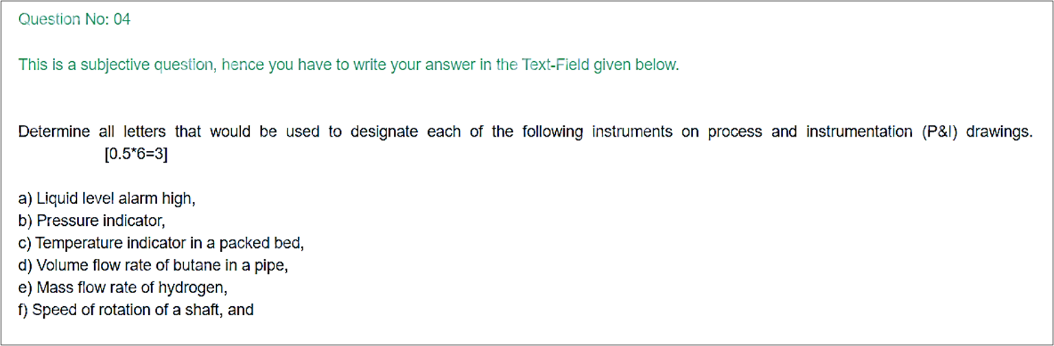 Solved This is a subjective question, hence you have to | Chegg.com