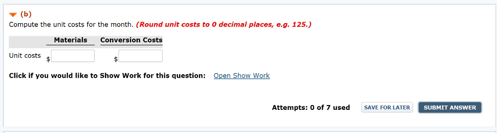 Solved Exercise 16-8 (Part Level Submission) The Blending | Chegg.com