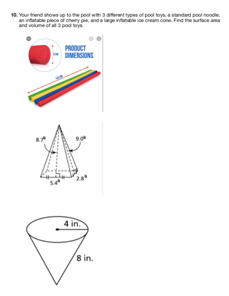 Solved स 7 The Swimming Pool Assignment The shallow end is | Chegg.com