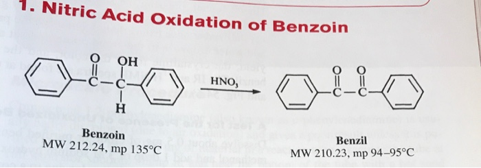 Benzoin To Benzil Nitric Acid Mechanism