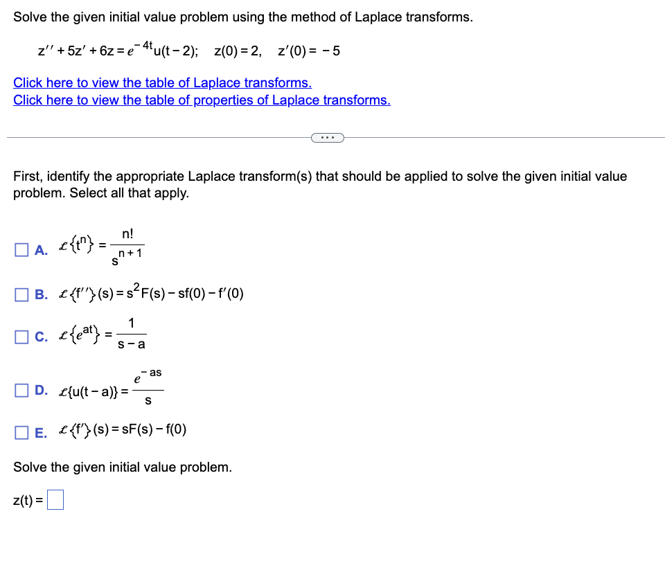 Solved by an EXPERT Solve the given initial value problem using the | Chegg.com