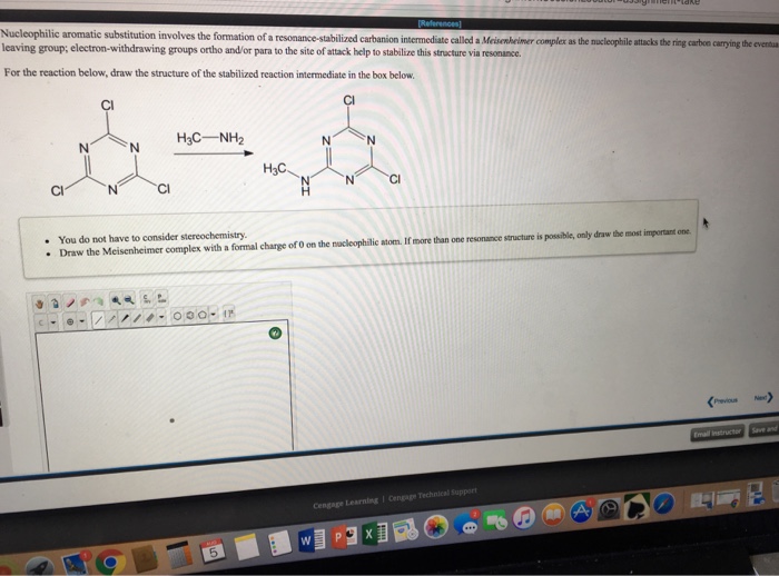 Solved Nucleophilic aromatic substitution involves the | Chegg.com