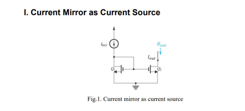In this lab, we will design a current mirror and an | Chegg.com