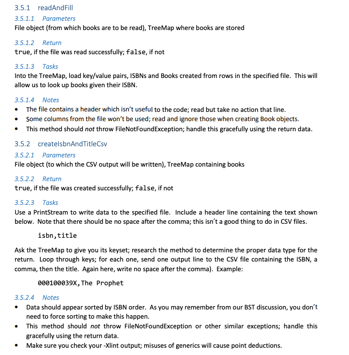 Solved 3.5 Main Class Create a runnable main method. In it, | Chegg.com