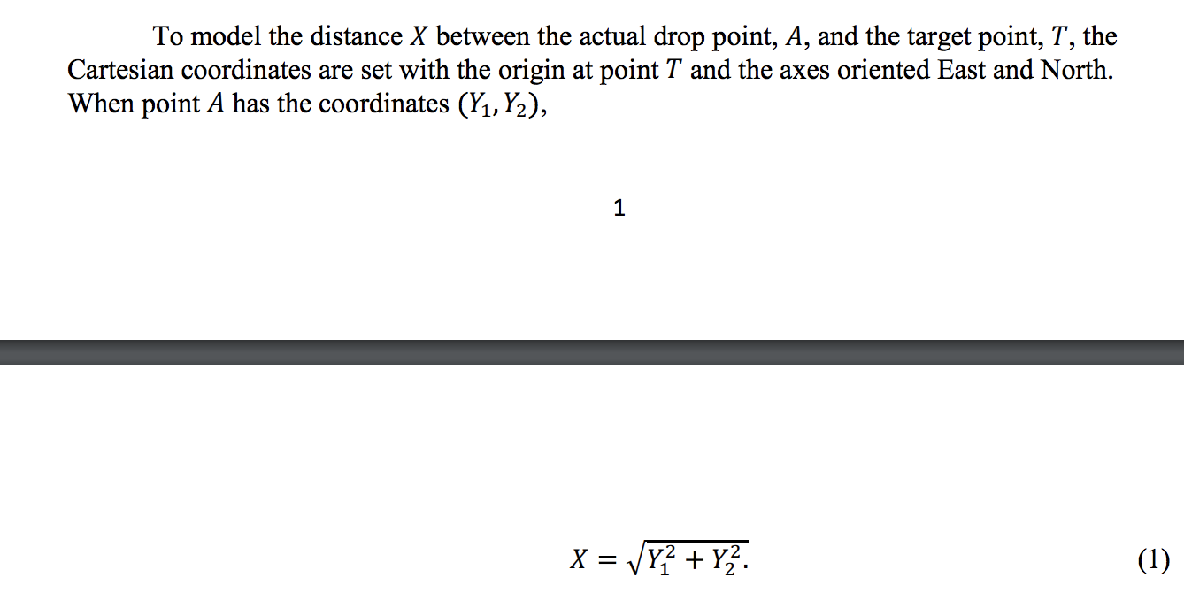2.2 Model of Drop Error To model the distance X | Chegg.com