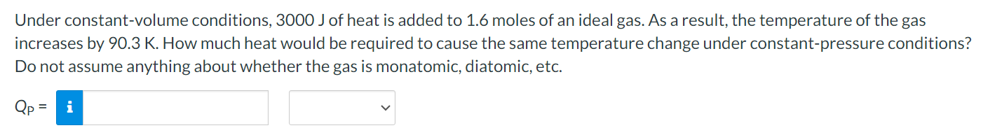 Solved Under constant-volume conditions, 3000 J of heat is | Chegg.com Solved Under constant-volume conditions, 3000 J of heat is | Chegg.com